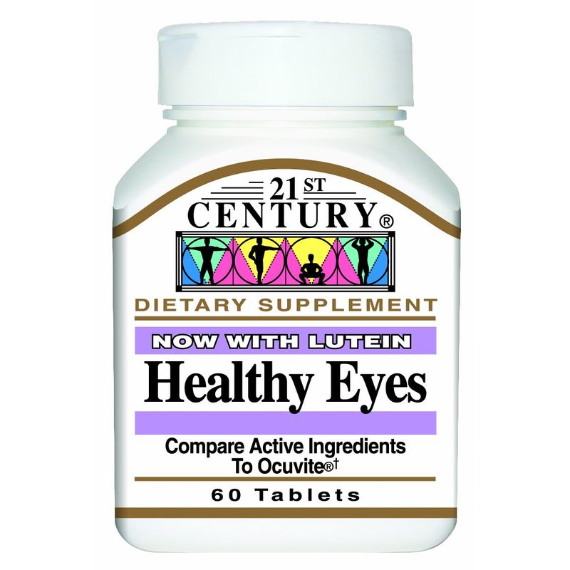 21st Century Healthy Eyes Tablets, 60 Count (Pack of 2) - Online ...