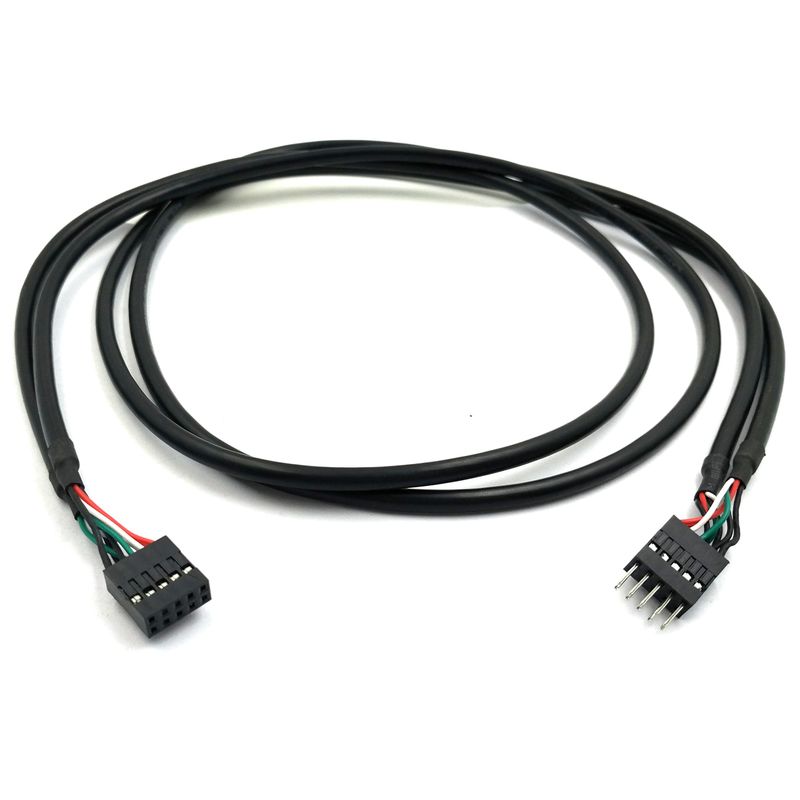 Duttek USB Header Extension Cable, USB Motherboard Cable, USB Header 10 ...