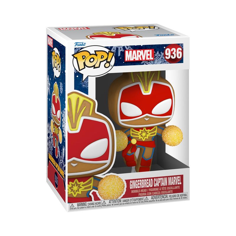 Funko Pop! Marvel: Gingerbread Captain Marvel - EveryMarket