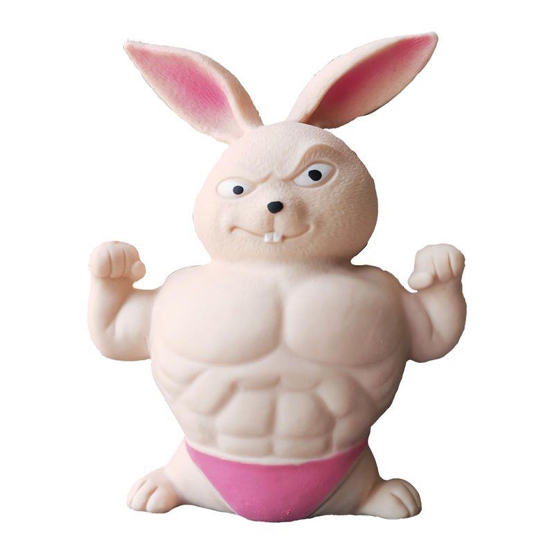 FSFHSJ Funny Squishy Bunny Toys, Squeeze Rabbit Toy, Stretchy and ...
