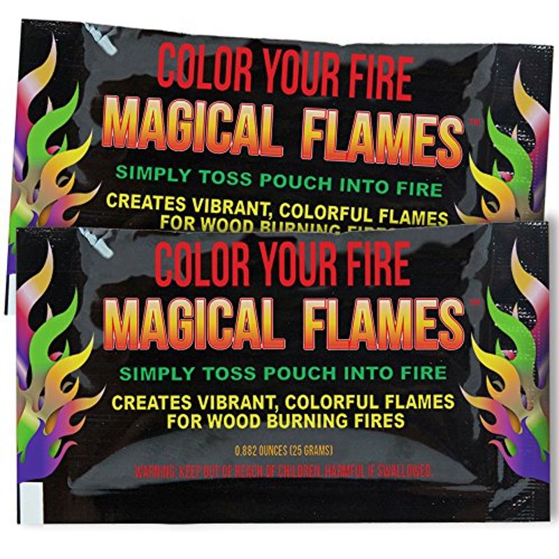 Magical Flames Fire Color Changing Packets for Campfires, Fire Pit ...