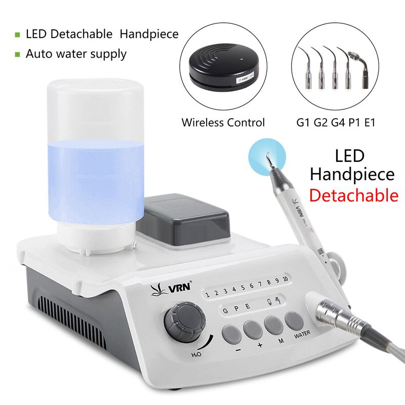 VRN-A8 Dental Digital Control Ultrasonic Scaler with LED Detachable ...