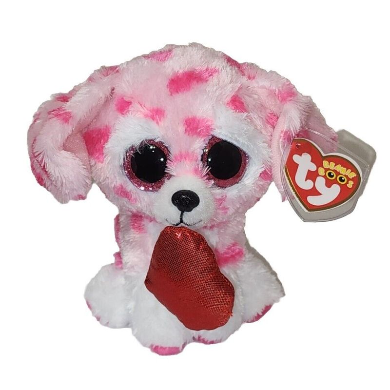Ty Beanie Boos 2024 RORY the Valentine's Day Dog 6" NEW MWMTs Plush ...