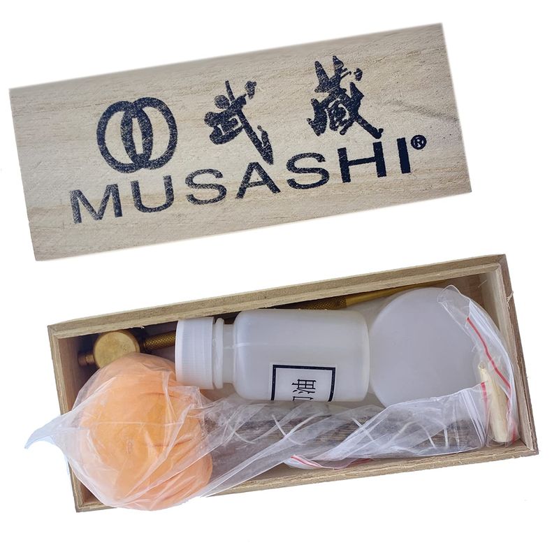 Musashi Japanese Samurai Warrior Katana Sword Maintenance Care Cleaning ...