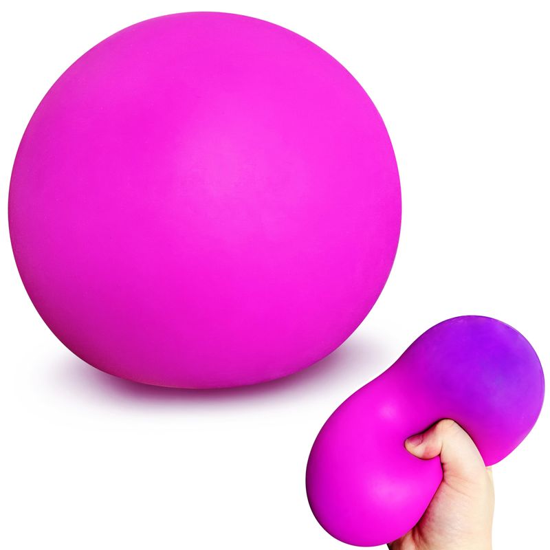 Giant Stress Balls Squishy Toys for Adults and Kids Prizes, 4-inch ...
