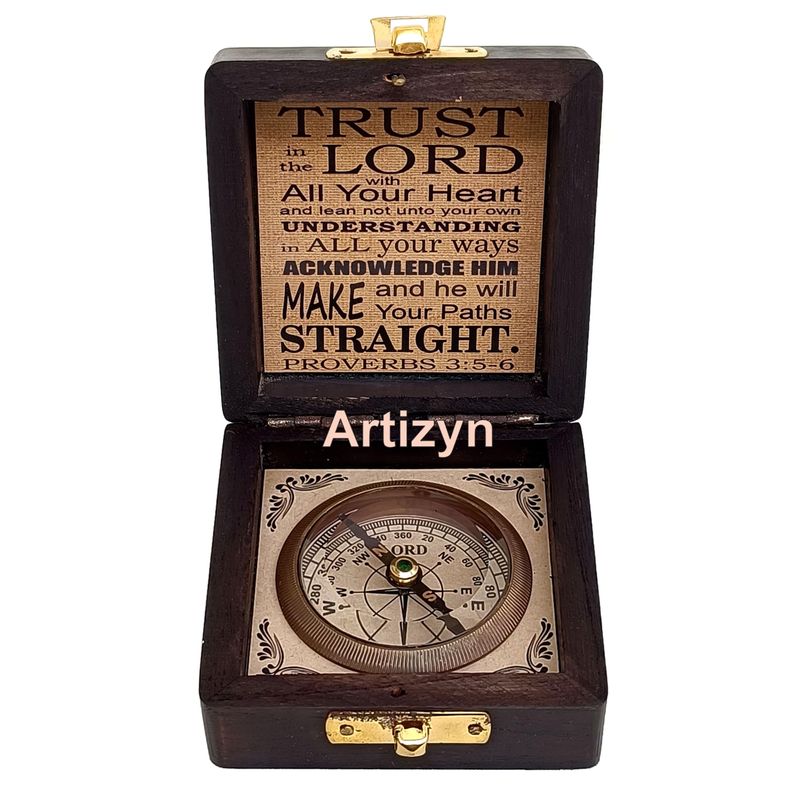 Trust in The Lord with All Your Heart Proverbs 3: 5-6 Quote Religious ...