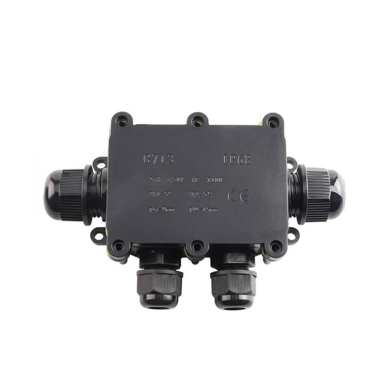 MiJunHD IP68 Waterproof Junction Box, 4 Way 4 Pin Terminal Block ...