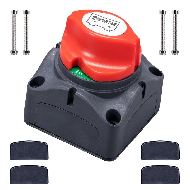 Spurtar Battery Isolator Switch 12V 24V 48V 250A Master Battery Kill ...