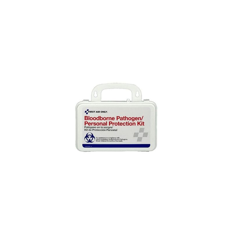 Pac-Kit Bloodborne Pathogens Kits, Weatherproof Plastic, 27 Pieces ...
