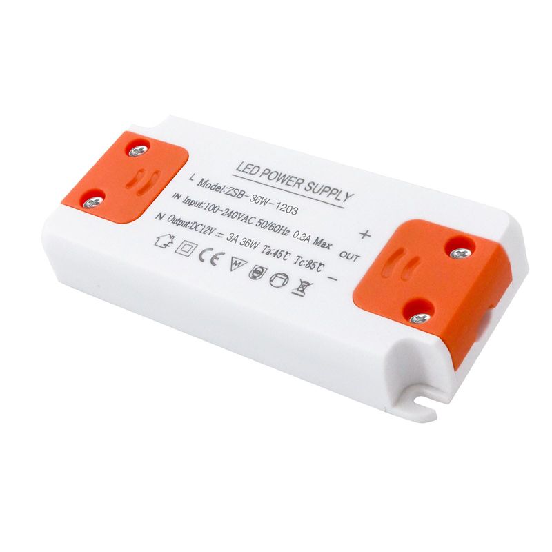 LED Transformer 36W, 12V LED Power Supply LED Driver Adapter 240V AC to ...