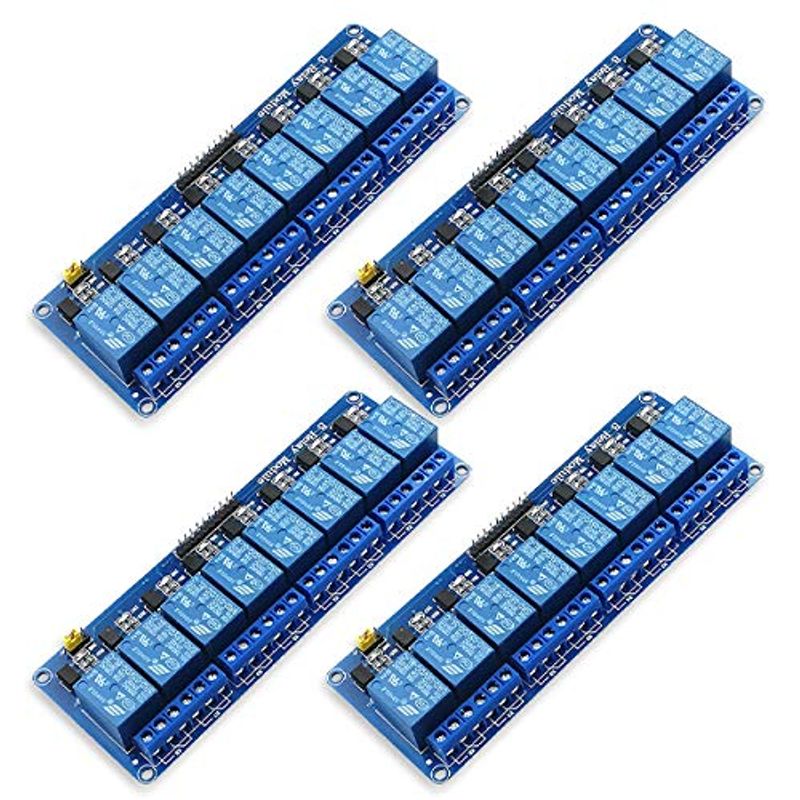 HAMILO Relay Module for Arduino 8 Channel 5V Electrical Switch AVR ARM ...