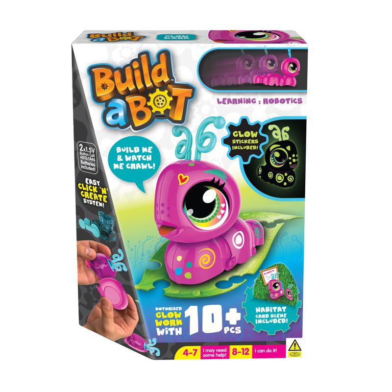 Build-a-Bot: Glow Worm | Build Your Own Interactive Pet Worm | Easy ...