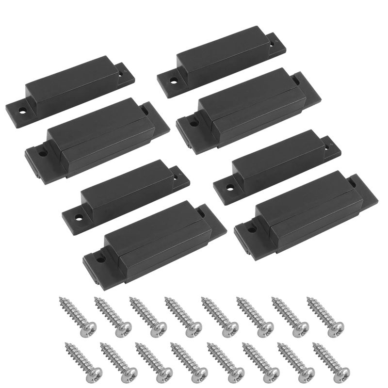 Biaungdo 4 Pcs Brown Wired Magnetic Door Window Contact Reed Switch ...