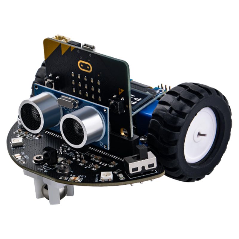GeeekPi DeskPi MicroCar Microbit Mini Cutebot Kit Suitable for BBC ...