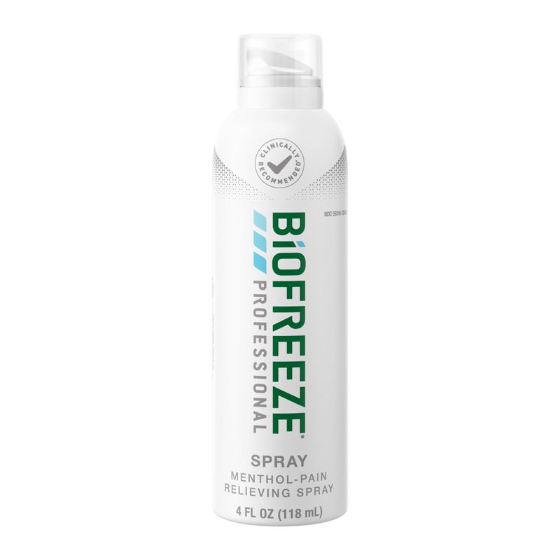 Biofreeze Professional Strength Pain Relief Aerosol Spray, Knee & Lower ...