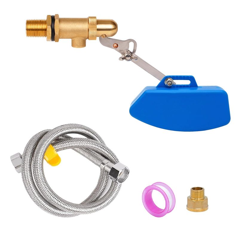 MUYIRTED 2 Pack Water Float Ball Valve 1/2", Automatic Water Level ...