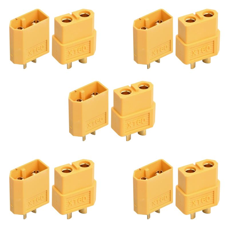 Zsanhua 10 PCS XT60 Connectors, XT60 Battery Connectors XT60 Male ...