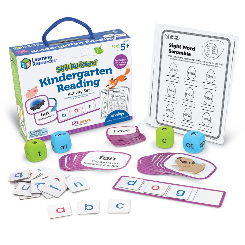 Learning Resources Skill Builders! Kindergarten Reading Activity Set ...