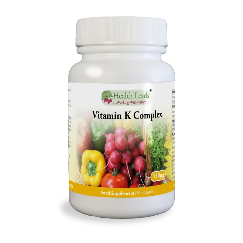 Vitamin K Complex 150mcg x 90 Capsules - Online Marketplace - EveryMarket