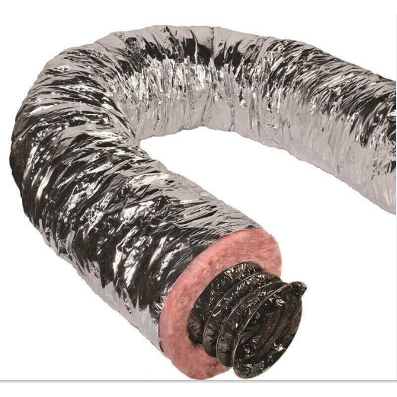 16" Silver Flex Quietflex Insulated Flexible Duct R8 25' - Online ...