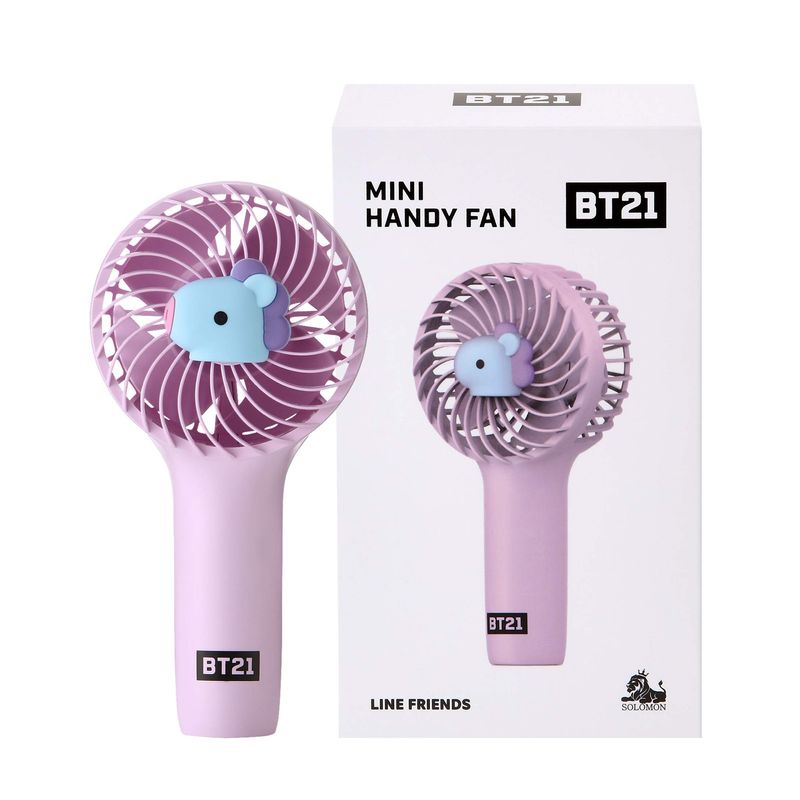 (Official) BT21 Mang Character Mini Portable Fan, Mini Handy Fan, 2020 ...