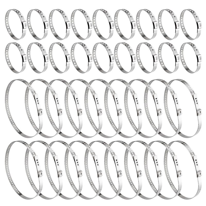 WRINGKIT 36 Pack CV Boot Clamps, 304 Stainless Steel Crimp Bands, CV ...