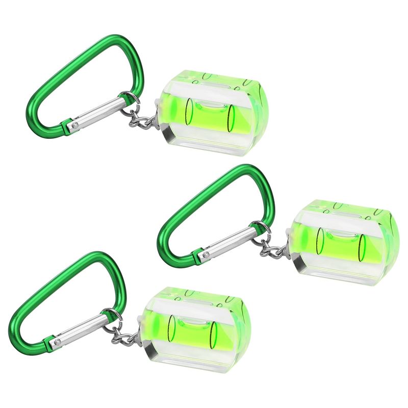 WORKPRO 3-Pack Keychain Small Spirit Level, Mini Spirit Level 22.2 * 13 ...
