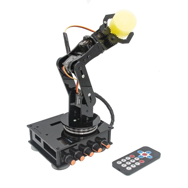 Robot Kit Robot Arm Kits For Arduino Coding Smart Robotic Arm Building Toy With Oled Display
