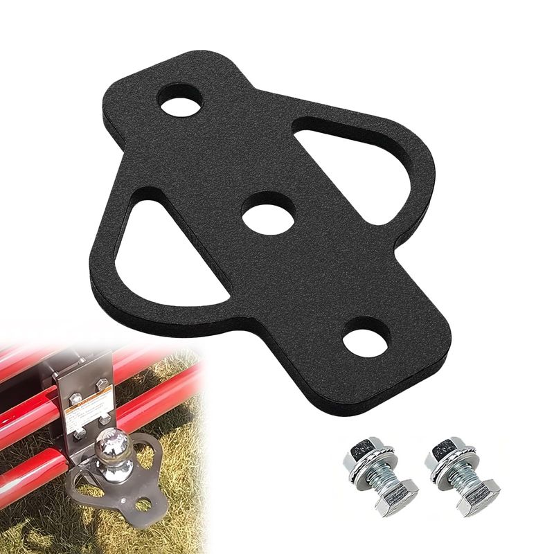 DOAGEAS 3-Way Trailer Hitch Adapter with Bolt, ATV Hitch Adapter, Golf ...