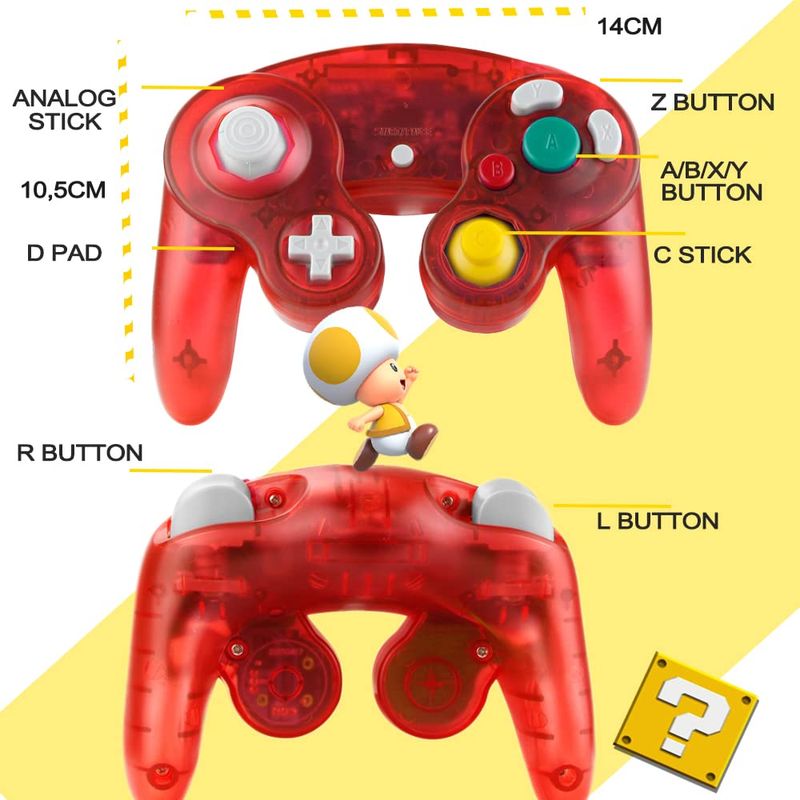 SONVIEE Wired NGC Controller for Game Cube Classic Game Cube NGC ...