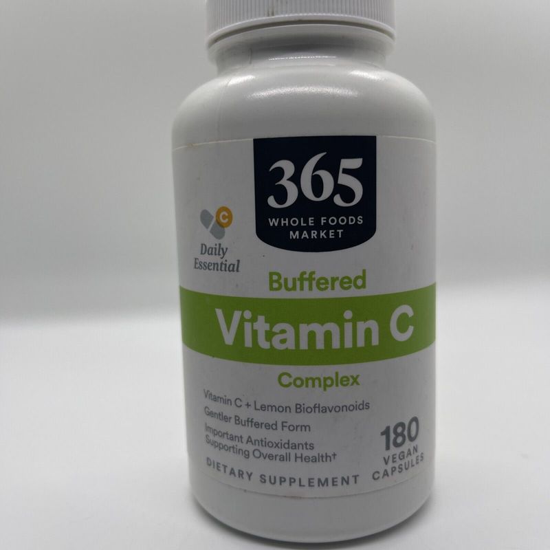 365 Whole Foods Market Buffered Vitamin C Complex 180 Capsules Exp: 09/26 - Online Marketplace ...