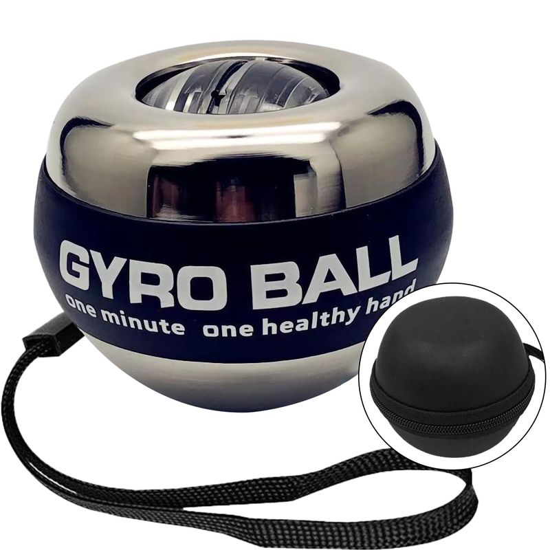 EXBEPE Metal Torque Ball with Light, Weighted Auto-Start Gyro Ball Hand ...