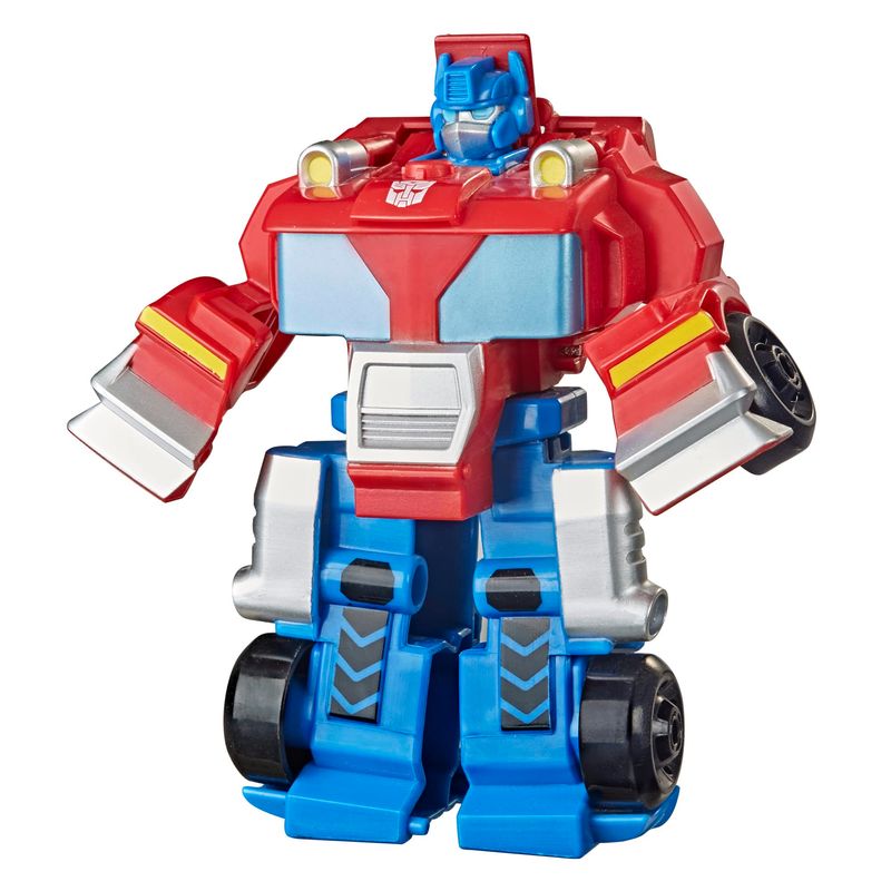 Transformers Playskool Heroes Rescue Bots Academy Team Optimus Prime, 4 ...