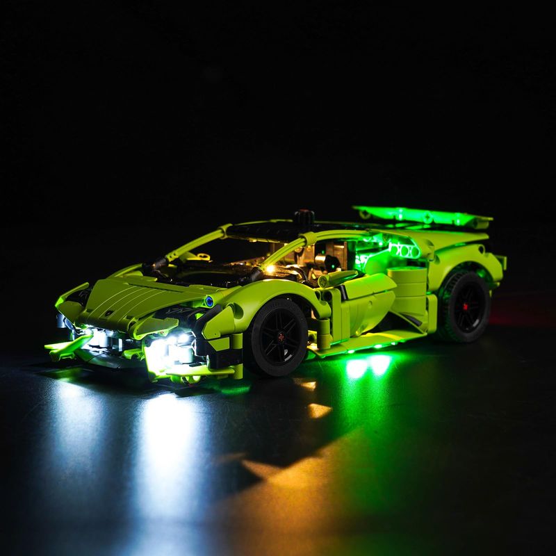 LocoLee Updated LED Light Compatible with Lego Tecnica Car Lamborghini ...