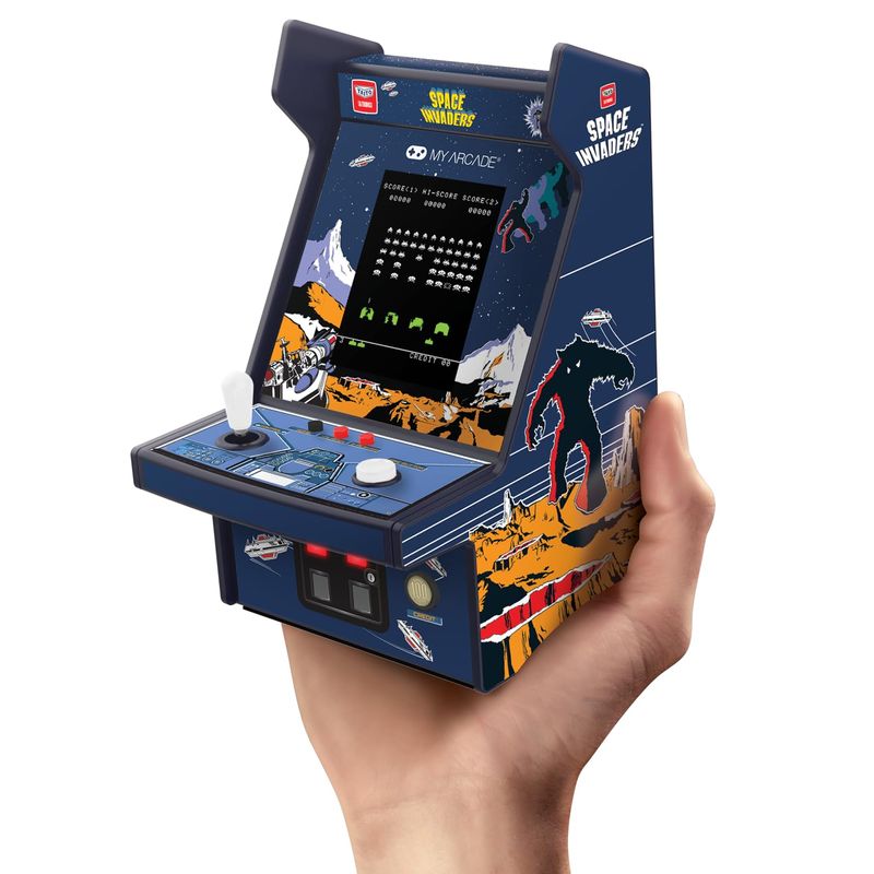 My Arcade Space Invaders Micro Player Pro: 6.75" Mini Arcade Machine ...