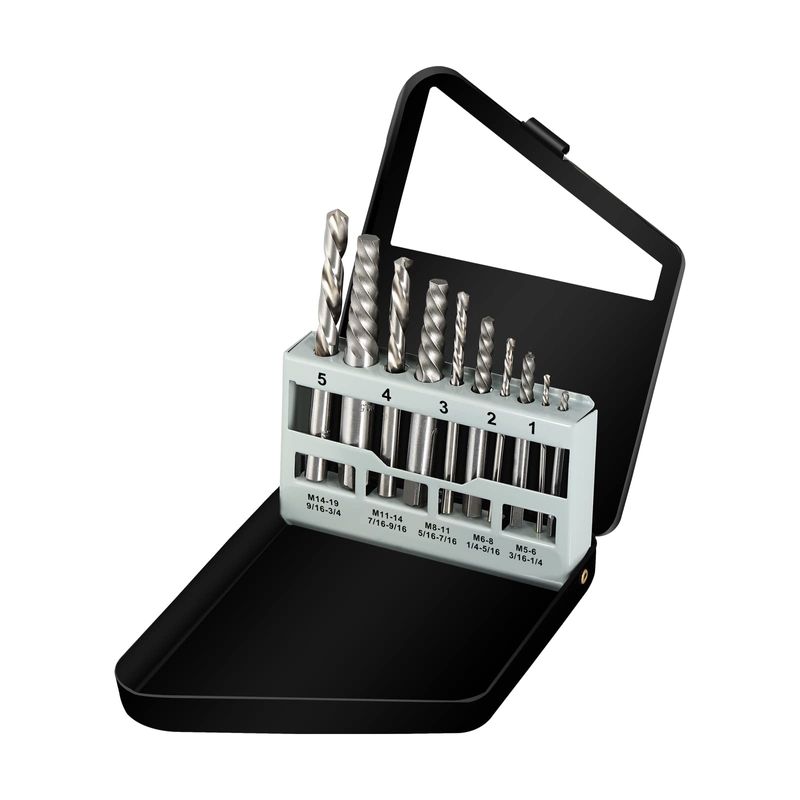 COMOWARE Screw Extractor & Left Hand Drill Bit Set- Broken Bolt Remover ...