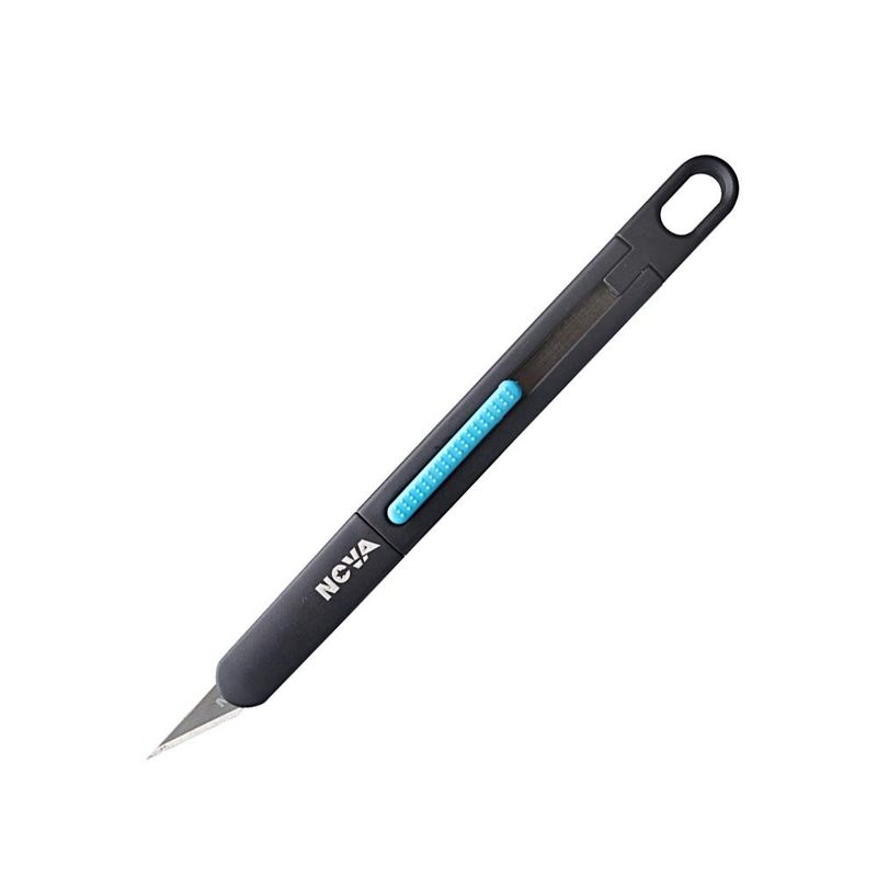 Nova Precision Craft & Hobby Knife, Premium Safety Cutter for Trimming ...