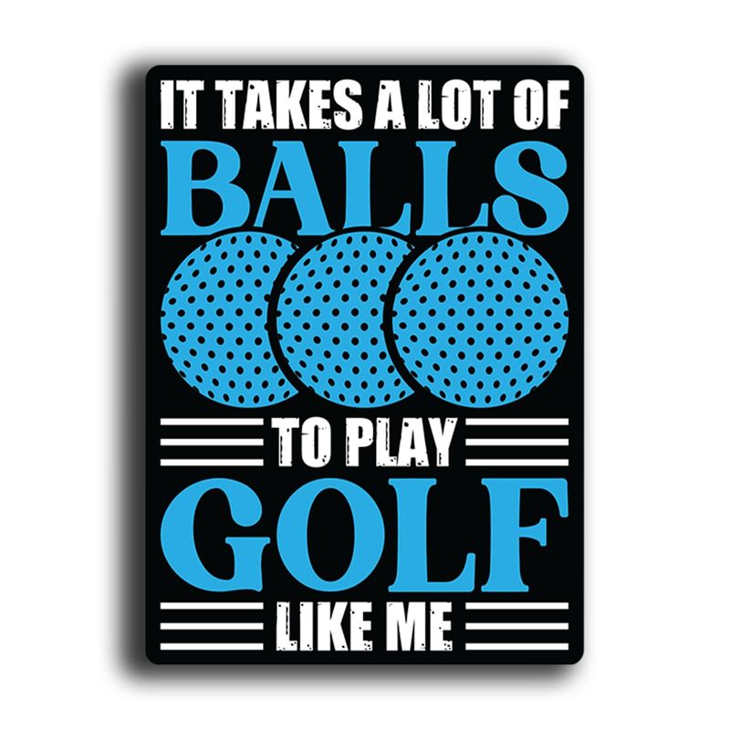 Funny Golf Stickers – Choose from 10 Humorous Designs – Durable ...