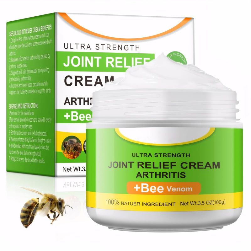 Bee Venom Cream for Arthritis, Bee Venom Joint Relief Gel Bee Venom ...