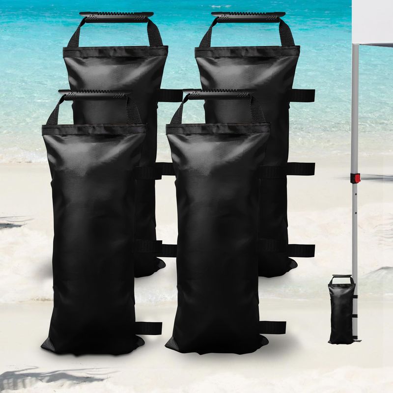 SANWAY Sand Bags for Canopy Weights Set of 4 (112LBS)-Sand Bags for ...