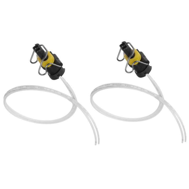 2-Pack 2 Wire Fuel Injector Turbo VGT Solenoid & IPR Plug Pigtail ...