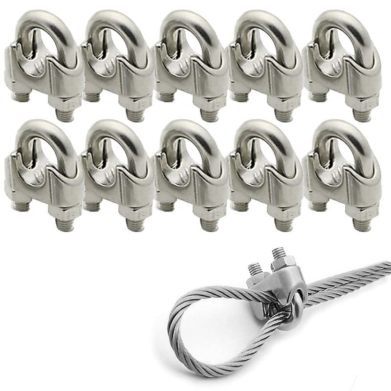 shttown Wire Clip, Cable Fixing, Rope Fixing Hardware, Saddle Clamp ...
