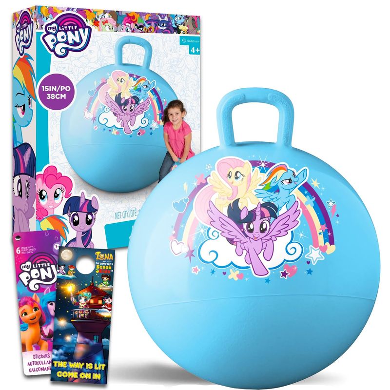 My Little Pony Hopper Ball Outdoor Toy Set - Bundle with 15" My Little ...