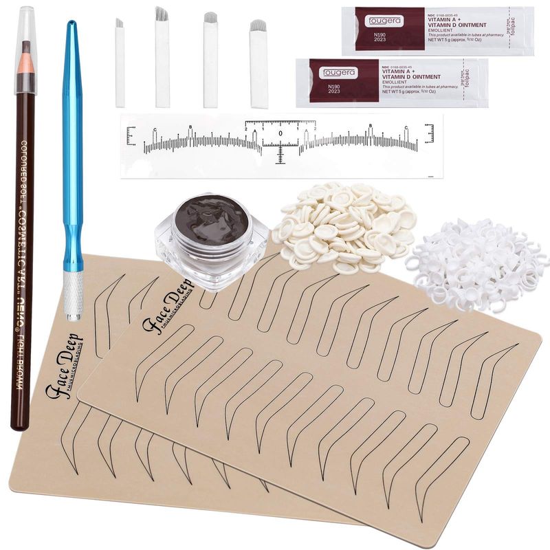 Eyebrow Microblading Kit, Fenshine Permanent Microblading Tattoo ...