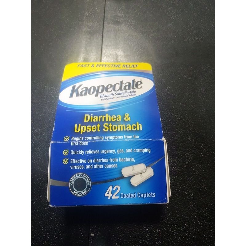 Kaopectate Diarrhea & Upset Stomach 42 Coated Caplets Exp 06/2025 #104 ...