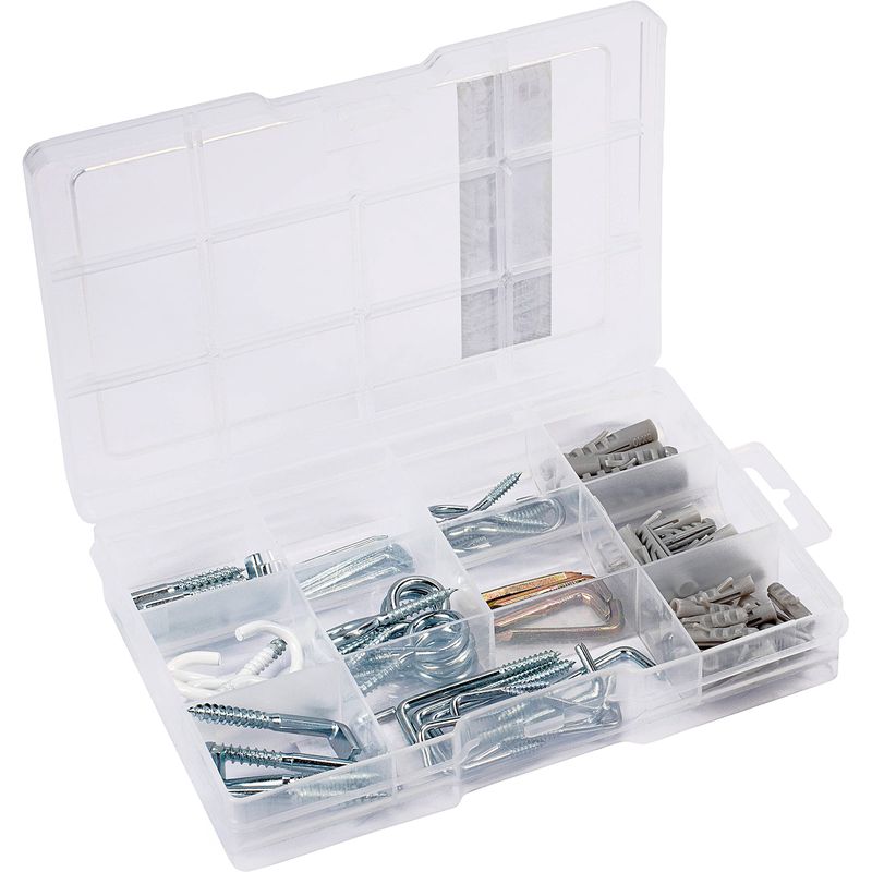 Connex DP8500123 Screw Hook Assortment 78 Pieces - Various Hooks ...