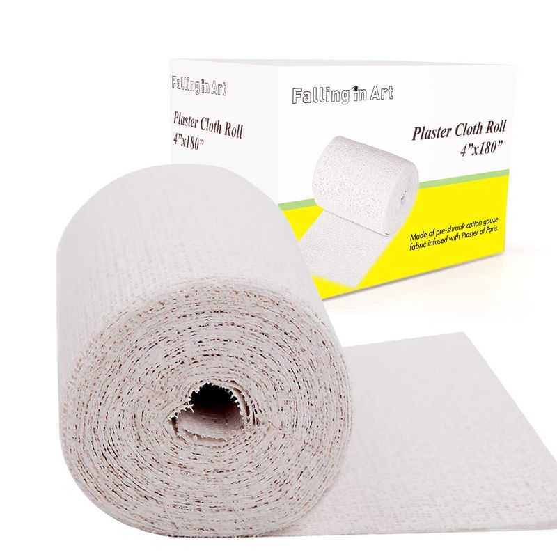 Falling in Art Plaster Cloth Rolls, 500gsm Plaster Strip, Plaster Gauze ...