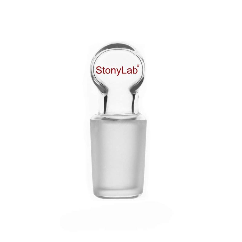 StonyLab 1 Pack Glass Stopper, Glass, Glass Stopper, Lab Pennyhead ...