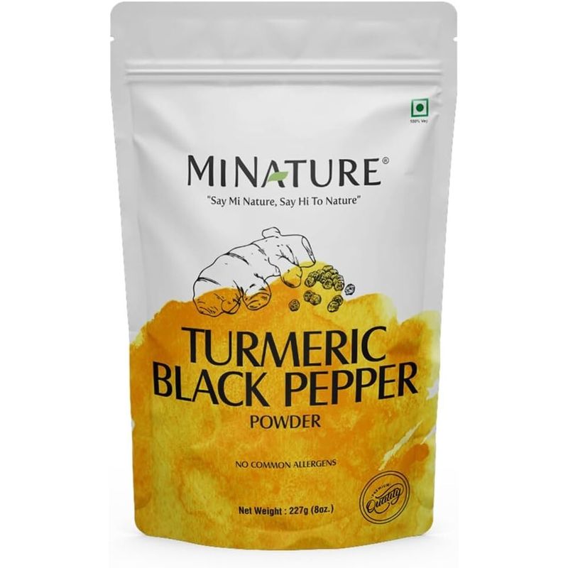 minature Turmeric Black Pepper Powder, Curcuma Longa with Piper nigrum ...