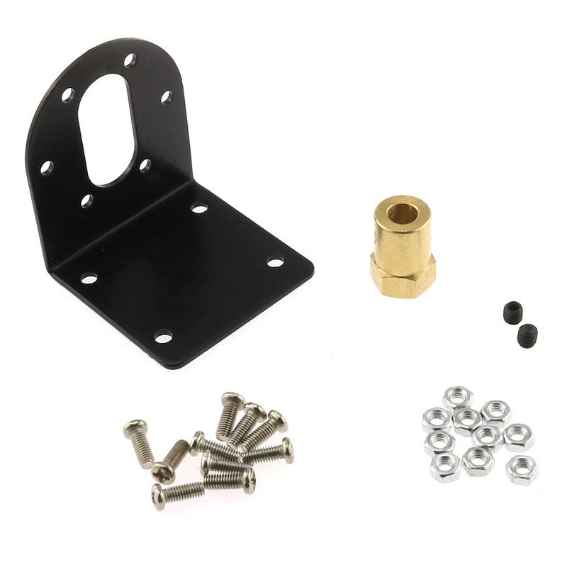 DGZZI Gear Reduction Motor Holder 1Set Black 37mm DC Geared Motor ...